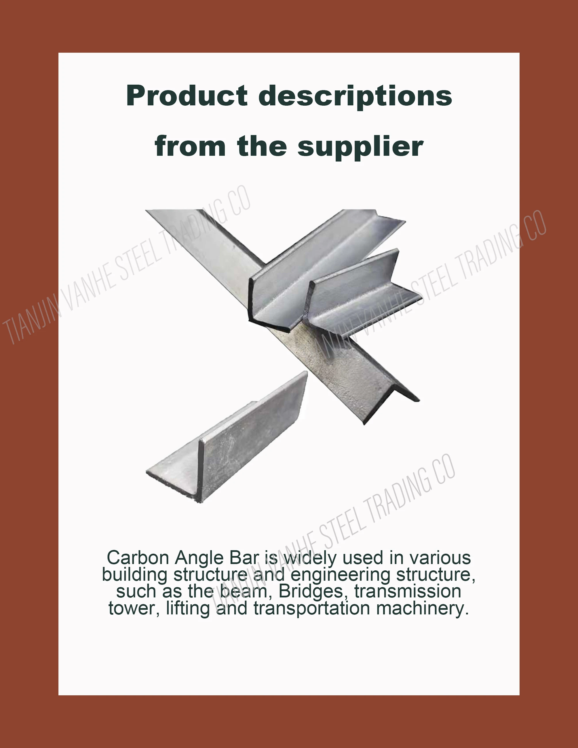Prime Quality Slotted Angle Iron Bar/hot Rolled Ms Angel Steel Profile ...