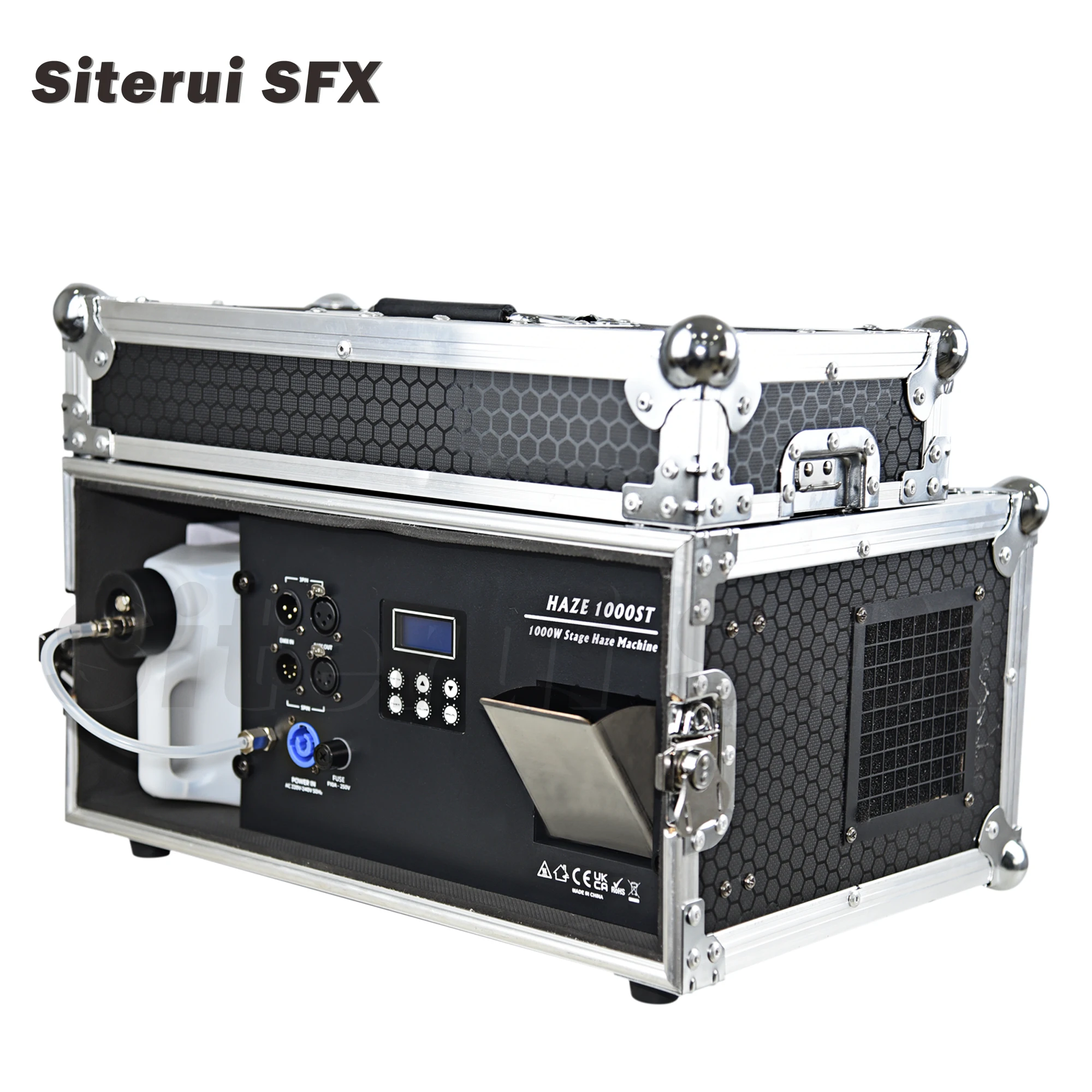 SITERUI Stage Effect Haze Machine Water Based DMX 1000W Hazer Smoke ...