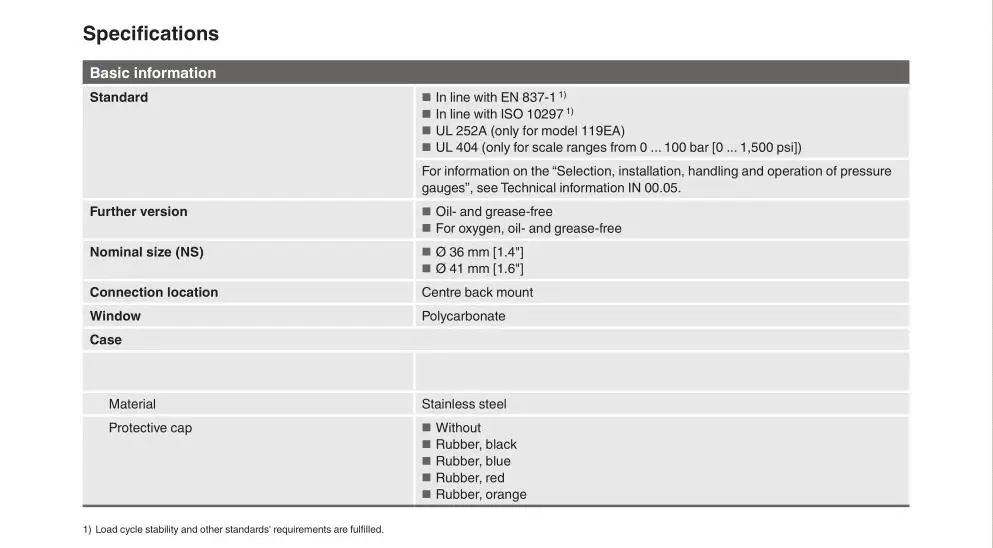 Direct Drive Gauge Used For Regulator Or Valves With Hilical Tube Or ...