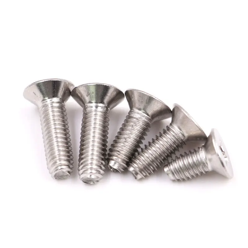 Stainless Steel Triangular Teeth Self Tapping Flat Head Anti-theft ...