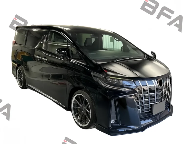 Toyota Alphard Bonnet Upgrade - KUH-L Carbon Fiber Hood Kit