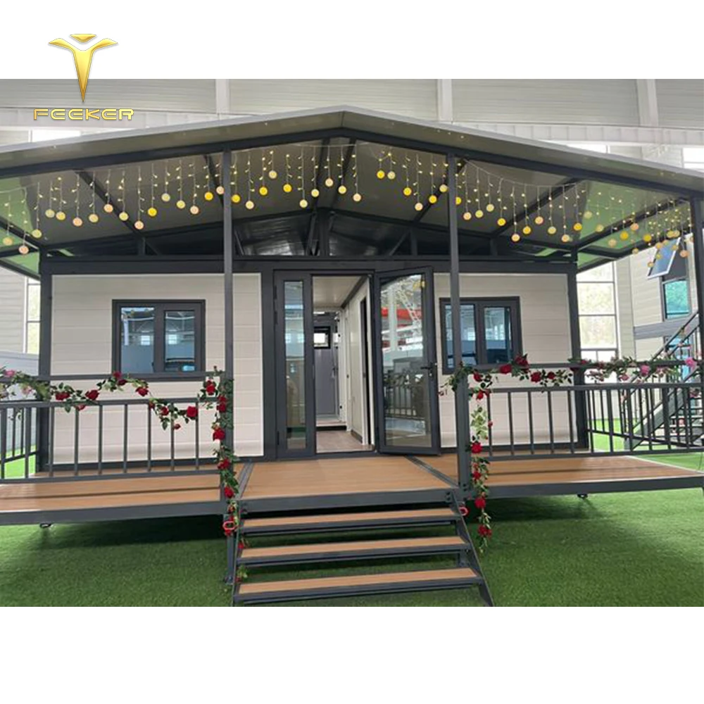 High Quality Expandable Sandwich Panel Tiny House With 2 Bedrooms For ...