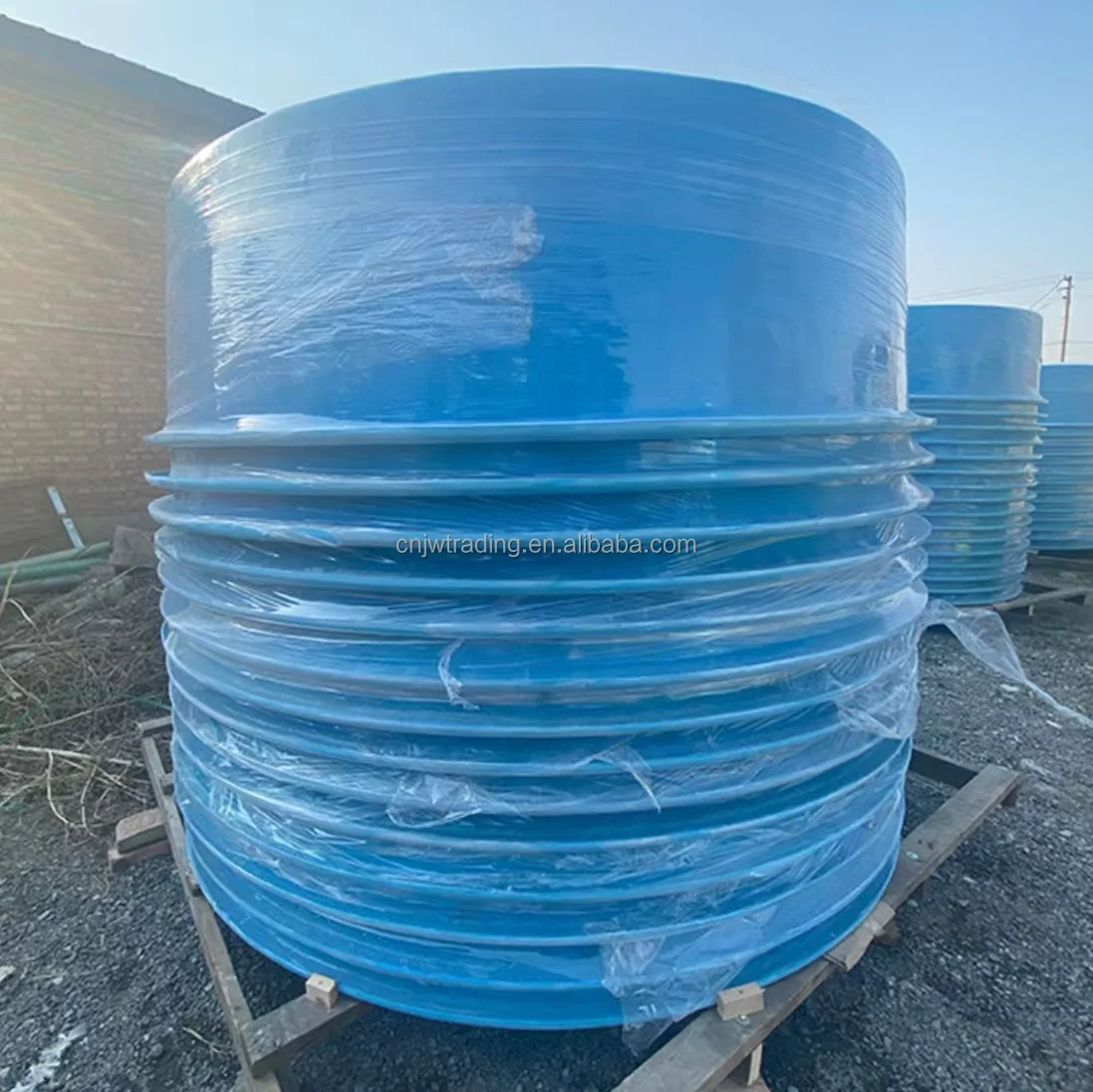 1000 Gallon Fiberglass FRP Aquaponics Bio Flock Filter Fish Tank for Sale