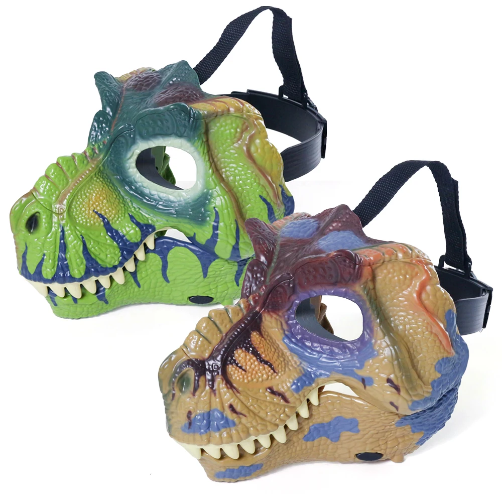 T-rex Model Plastic Dinosaur Theme Mask Toy - Buy Dinosaur Theme Mask ...
