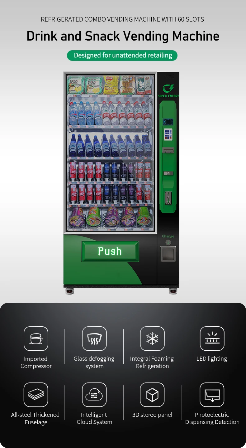 Small Business Idea Vending Machine Drink And Snack Vending Machine ...