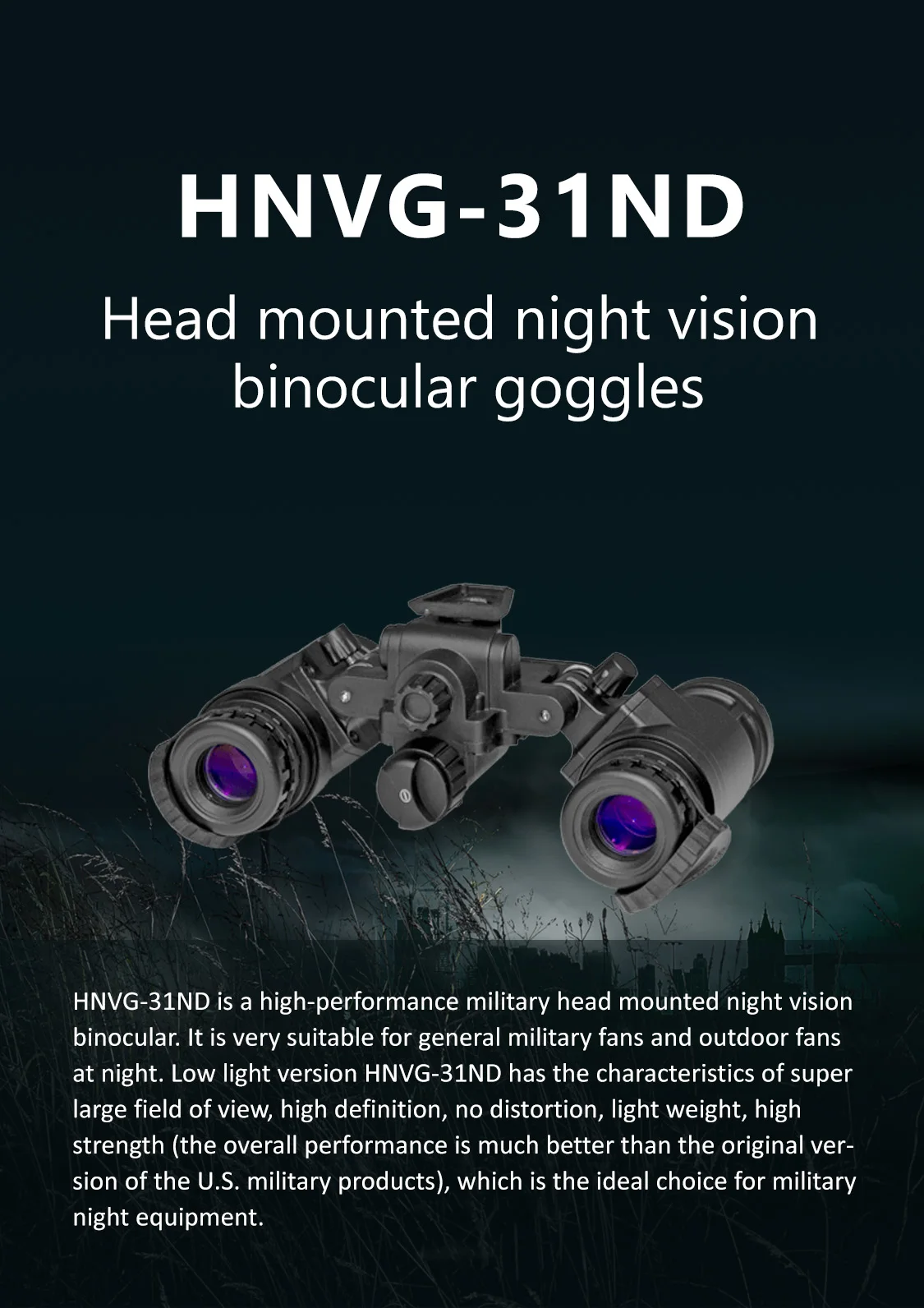 Pvs-31 Gen 3 Iit Dual-channel Night Vision Binoculars With Free ...