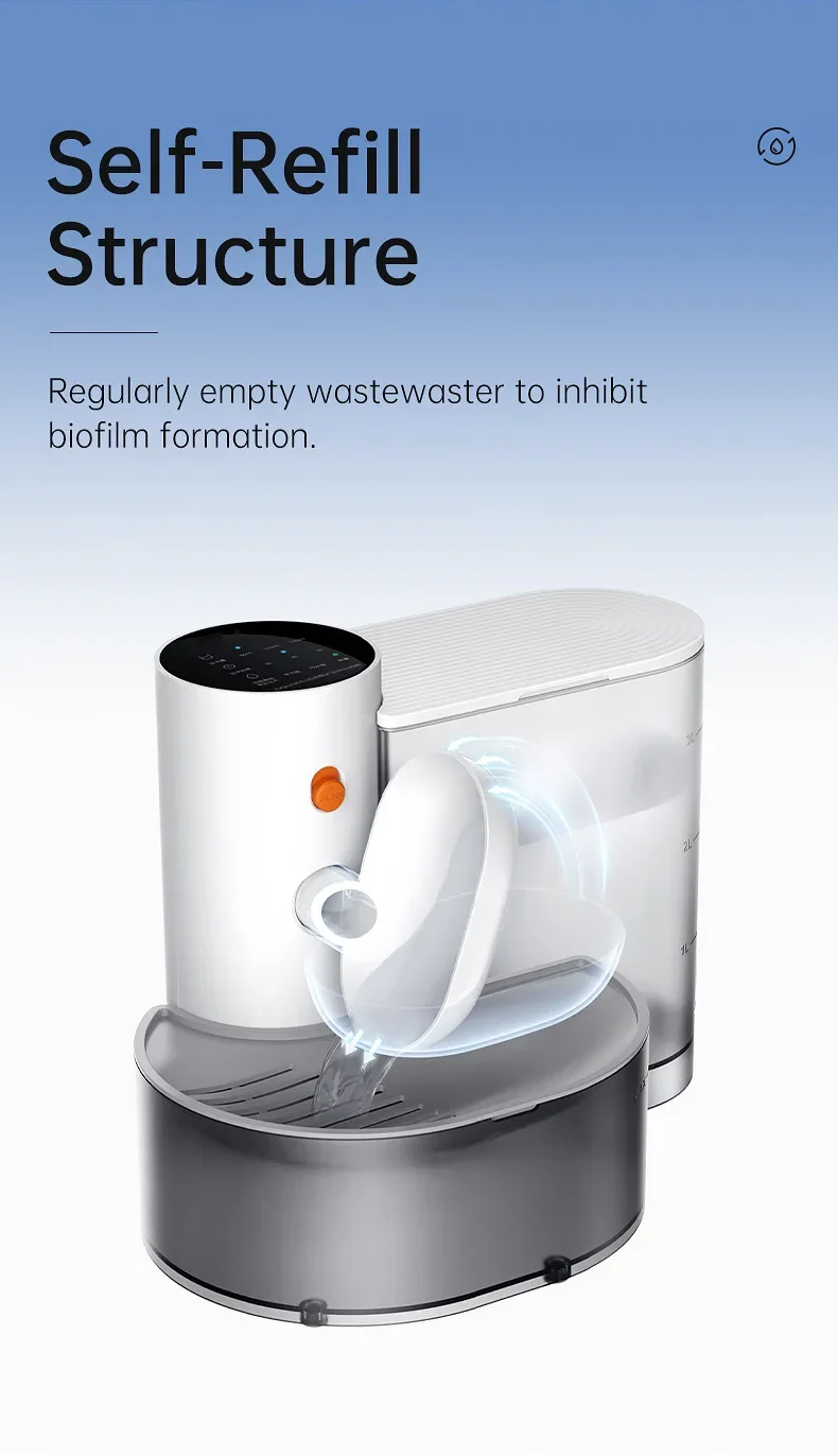 2025 No Filter Needed Pet Waterer 3L - Auto Refill FOUNTAIN