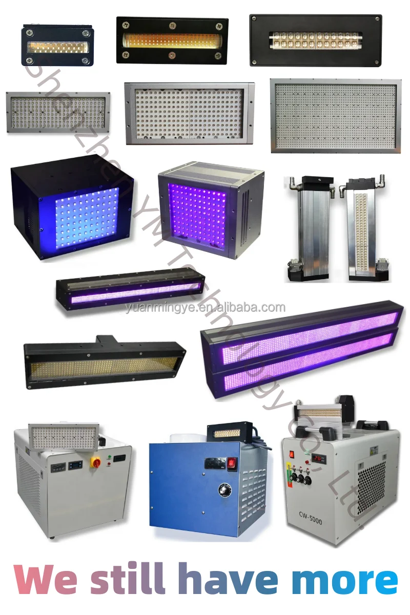200w Uv Led 365nm 395nm Air Cooled Flatbed Printer Portable Uv Curing ...