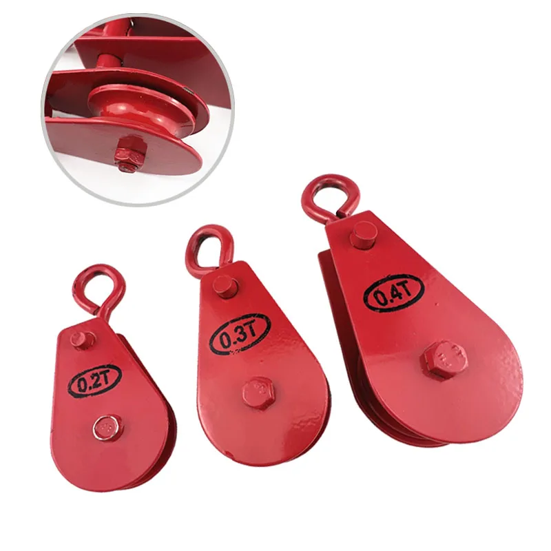 Red Lifting Miniblock Small Pulley Lifting Monoblock Directional Small ...