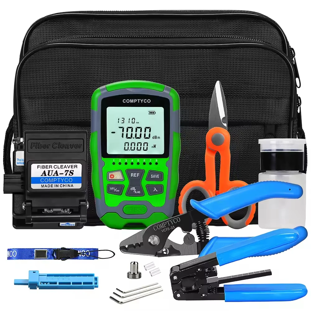 FTTH Fiber Tool Kit - Mini Optical Power Meter & Visual Fault Locator