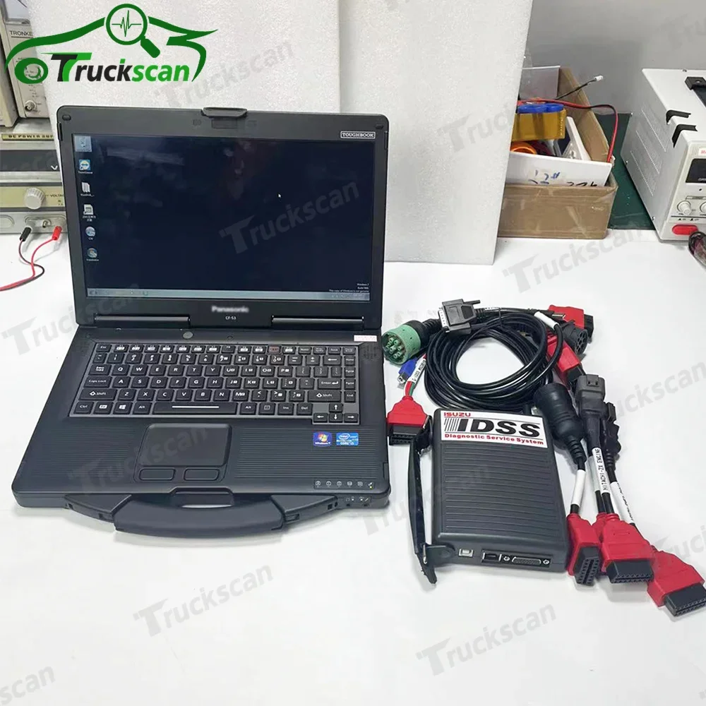 For Isuzu IDSS Diagnostic Kit with CF53 laptop G-IDSS E-IDSS for Isuzu ...