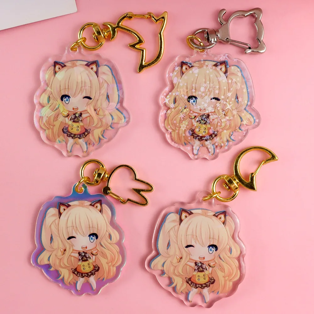 Custom Anime Plastic Key Chains Acrylic Keychain Souvenir Gift Printed ...