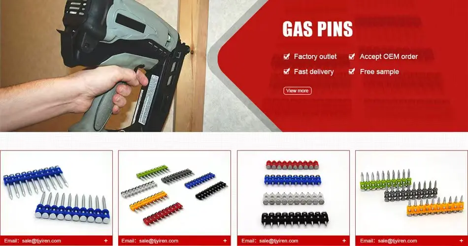 DCN890 Type Plastic Collated Concrete Nails for Construction ...