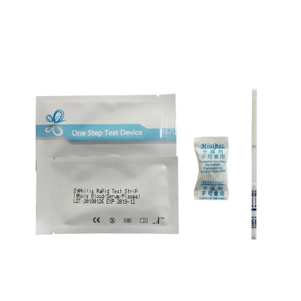 One Step Easy Home Test Syphilis Test Strips Treponema Pallidum ...