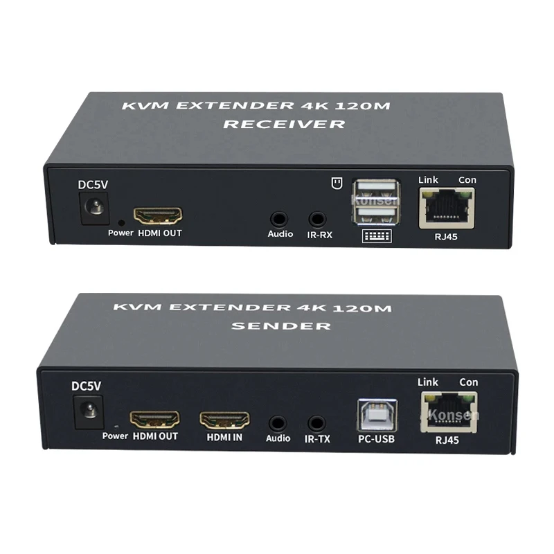 120M HDMI KVM Extender - Full HD 4K 1080P over Cat5e/6