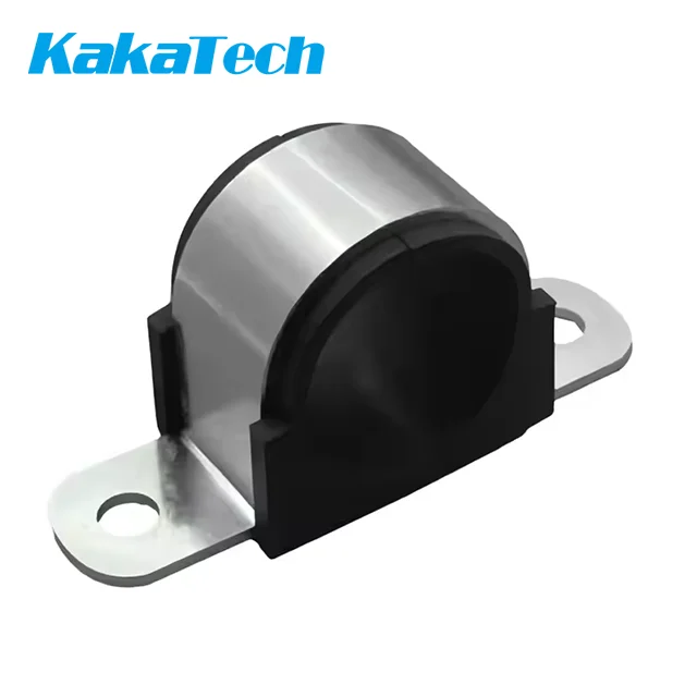 Stainless Steel Vibration Damping Routing Omega Pipe Cushion Clamps ...