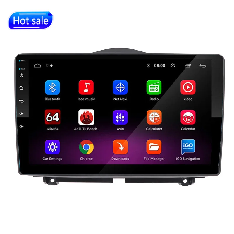 2 Din Android 9 Inch For 2018-2019 Lada Granta Fascia Car Dvd Frame ...