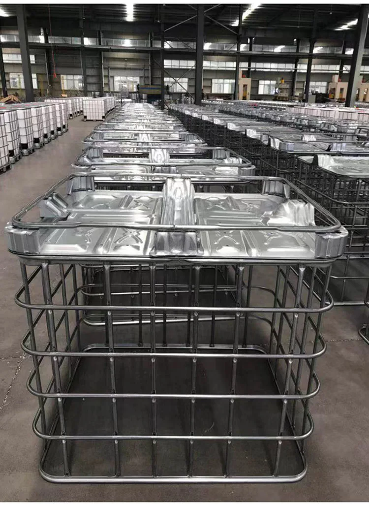 Hdpe 1000l Plastic Water Tank Ibc Chemical Storage Container Square ...