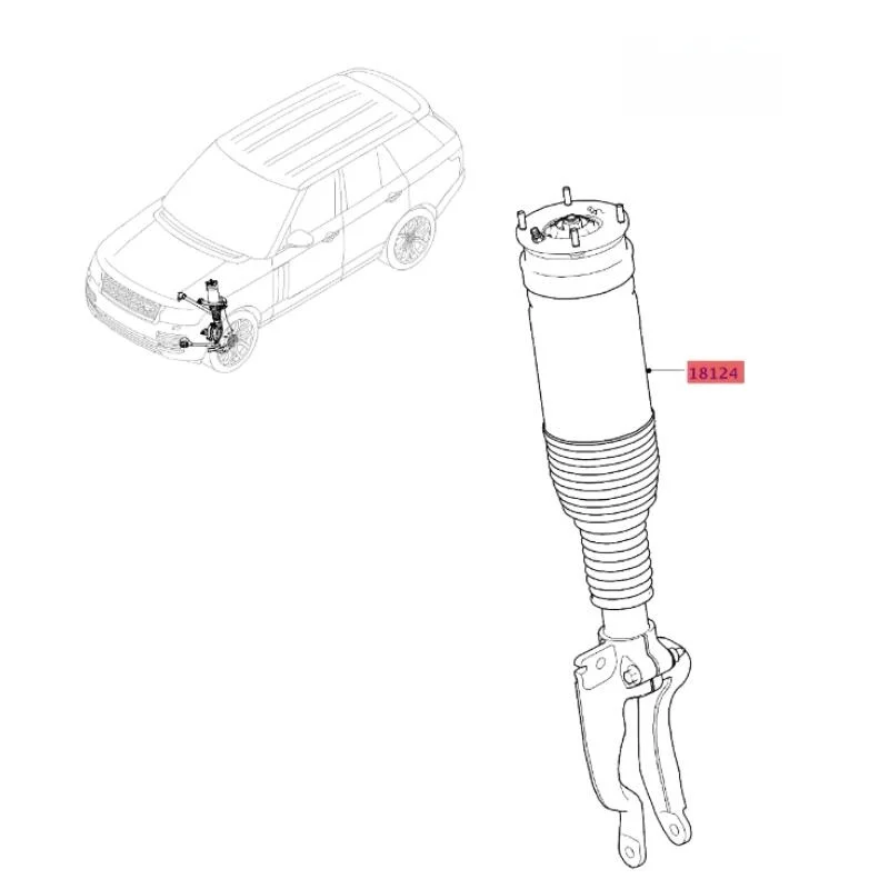 Improved Vehicle Stability Front Air Suspension Shock Absorber With ...