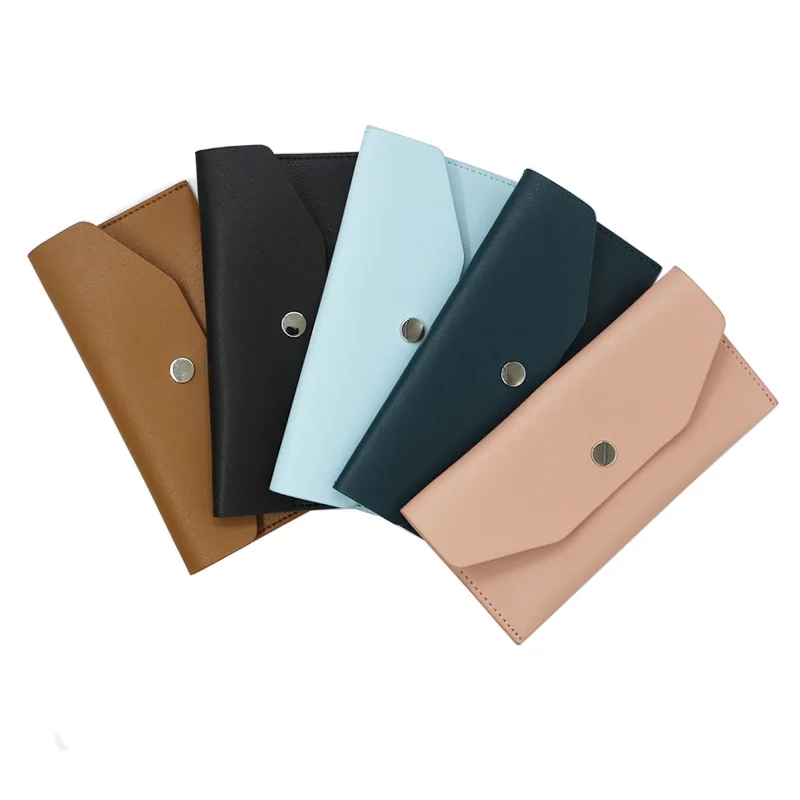 Hot Selling Fashion Gift Pu Leather Women Long Cash Stuffing Envelope ...