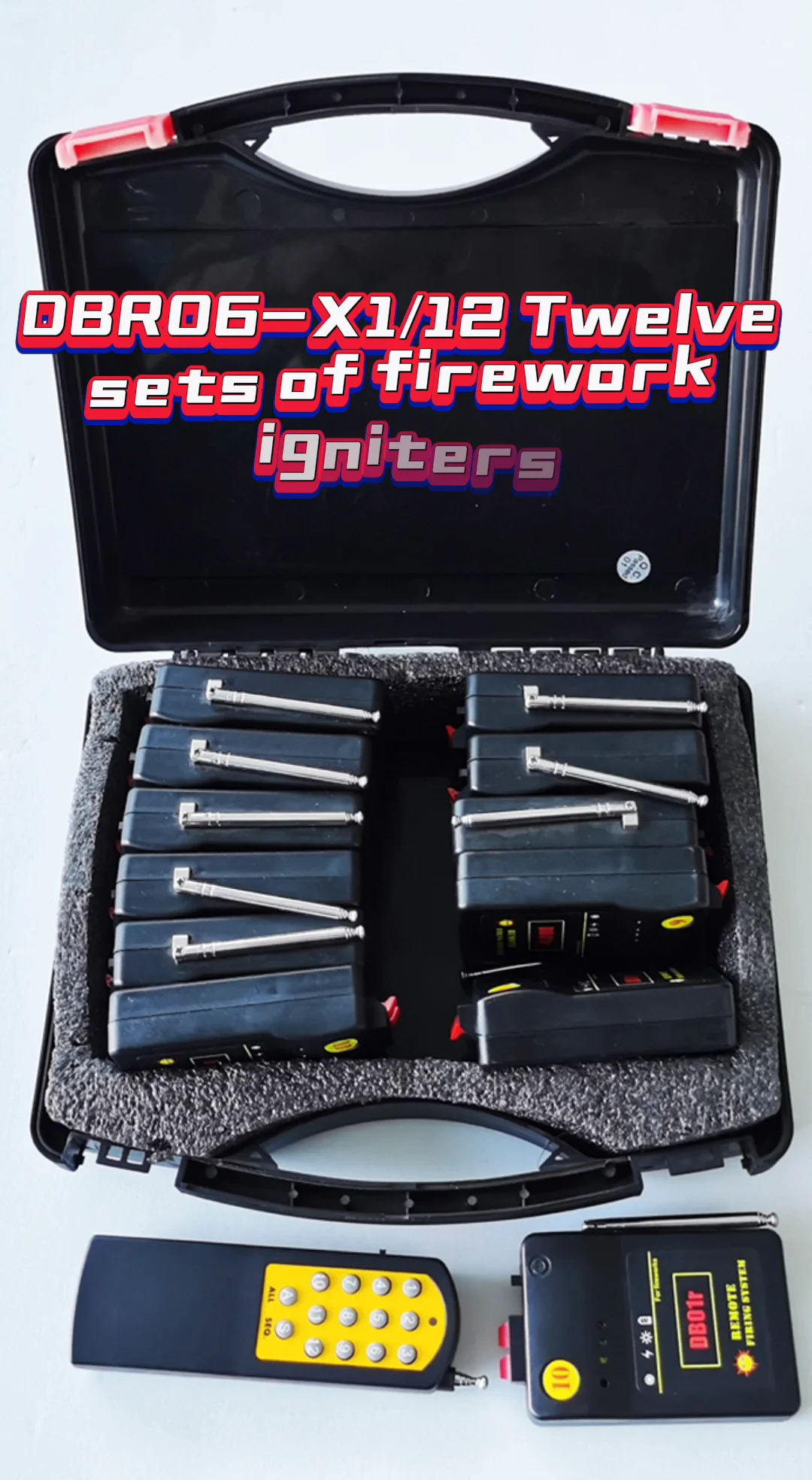 Phao Hoa . Remote Control Pyrotechnic Fireworks 12cue Radio Firing Box ...