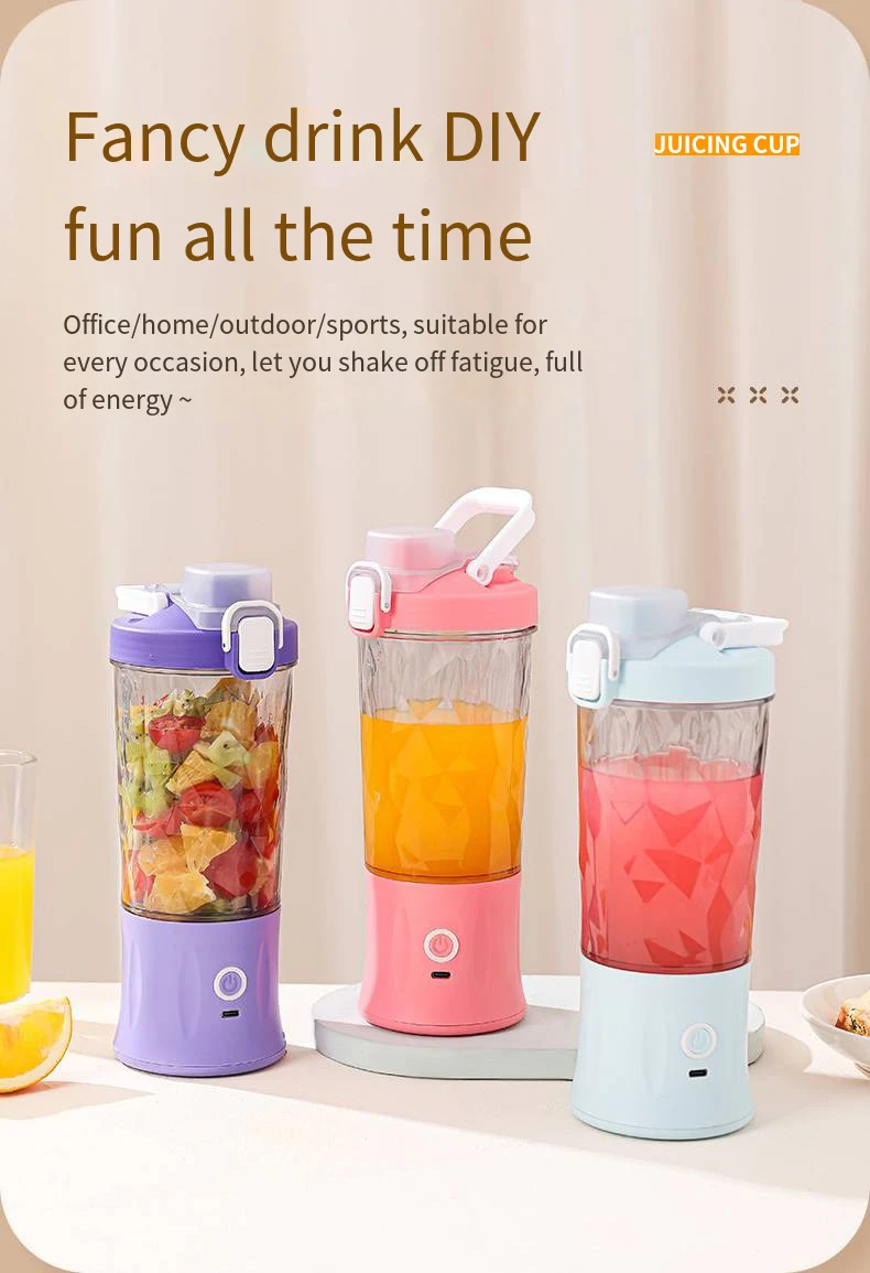 Powerful Mini Small Smoothie Bottles Mini Blender Cup Personal Size ...