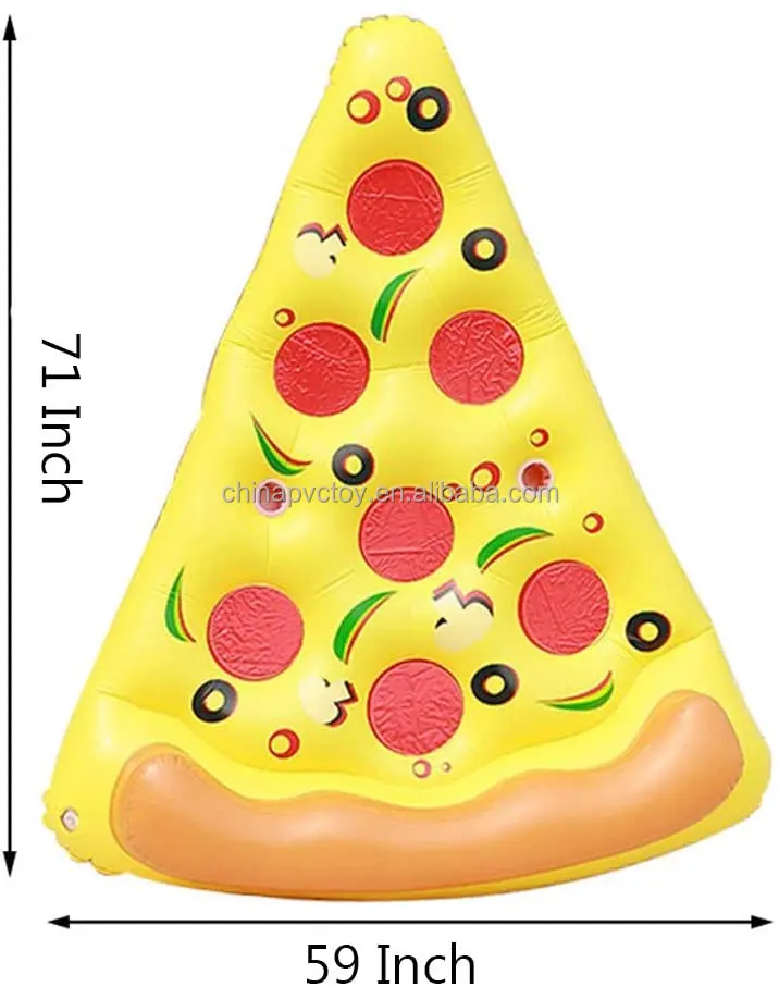 Pizza Inflatable Pool Float Raft Lounger Floating Row Summer Party ...