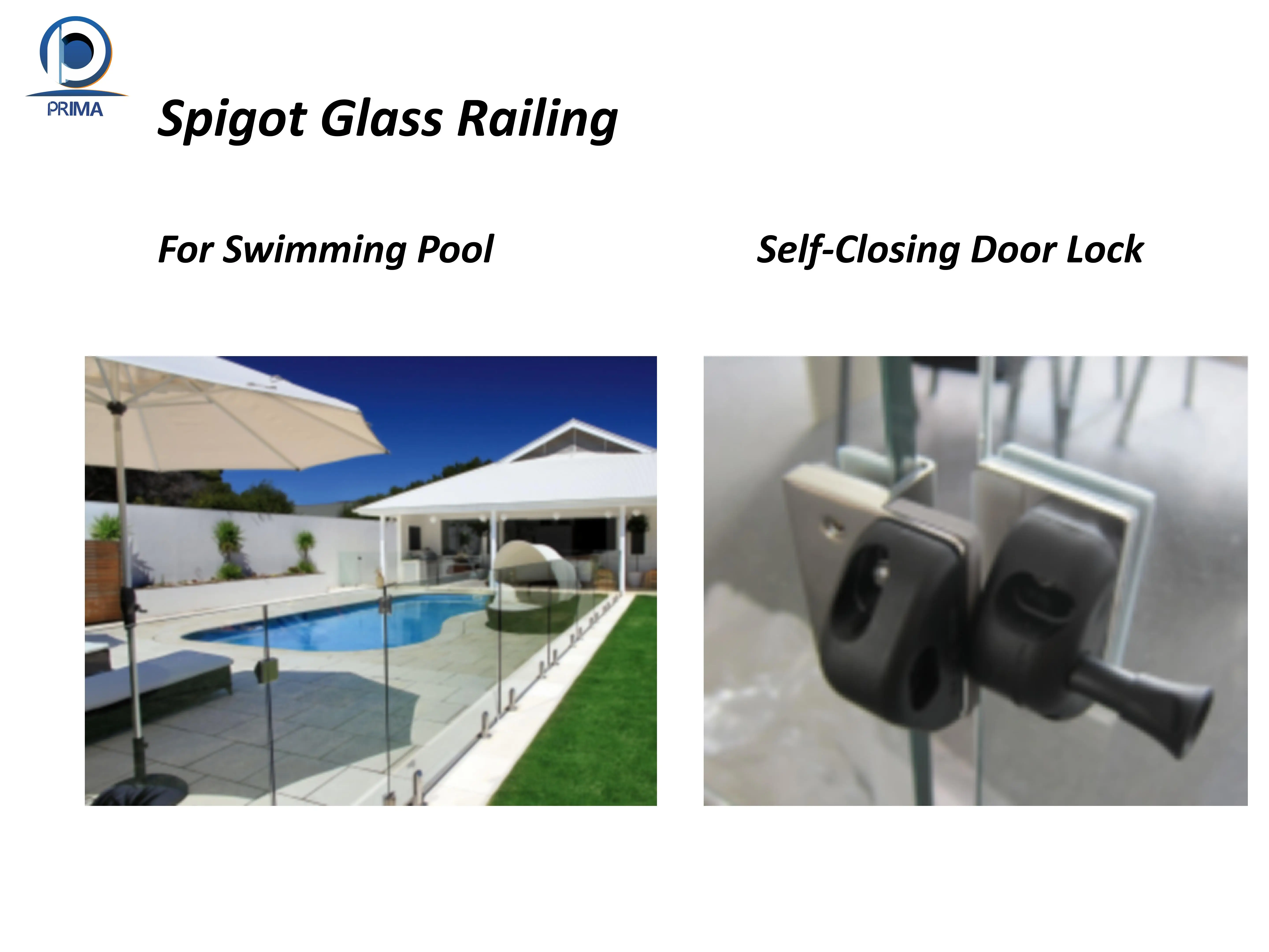 Prima Swimming Pool Security Spigot Balustrade Safe Glass Railing - Buy ...