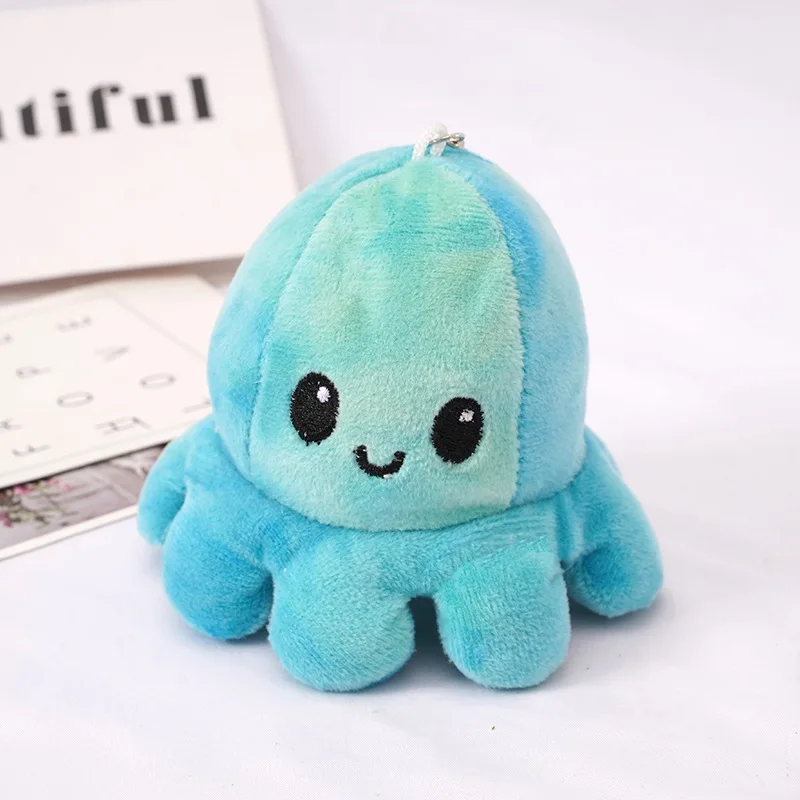 Funny Reverse Octopus Plush Keychain Pendant Promotional Gift Backpack ...