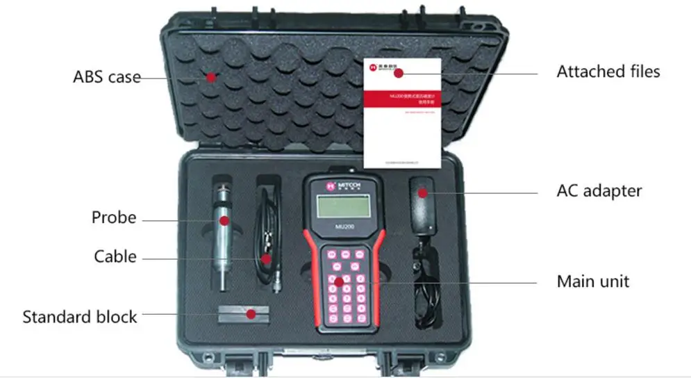 Mu200 Mitech เครื่องทดสอบความแข็งโลหะอัลตราโซนิกแบบพกพา - Buy อัลตราโซน ...