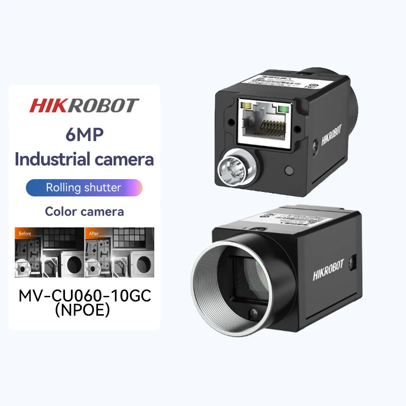 Hikrobot Mv-cu060-10gc 새로운 오리지널 컬러 카메라 산업 로봇 암 카메라 모션 컨트롤 - Buy Hikrobot Mv-cu060-10gc(npoe) New ...