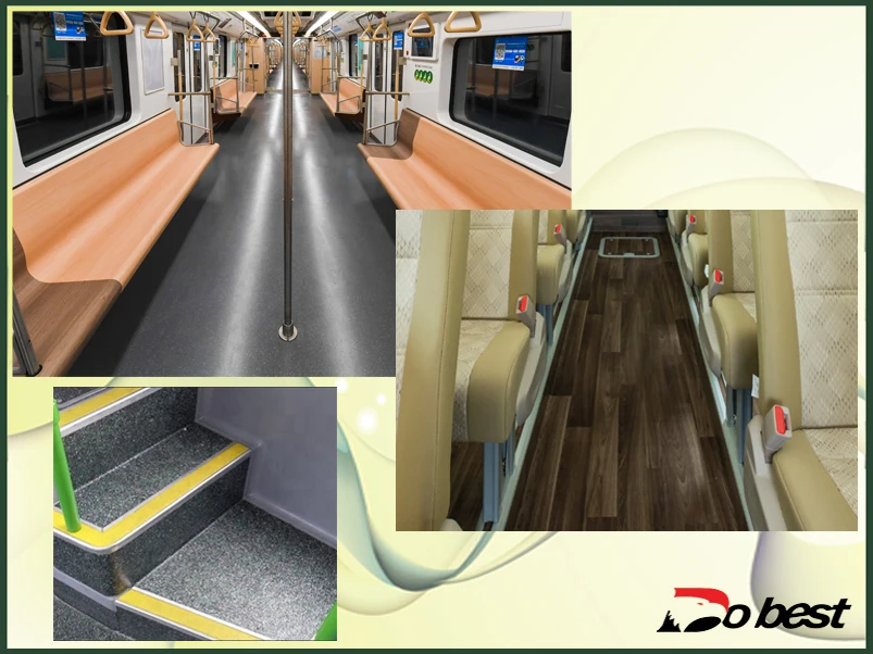 Public Transport PVC Plastic Rubber Vinyl Bus Floor Covering Flooring ...