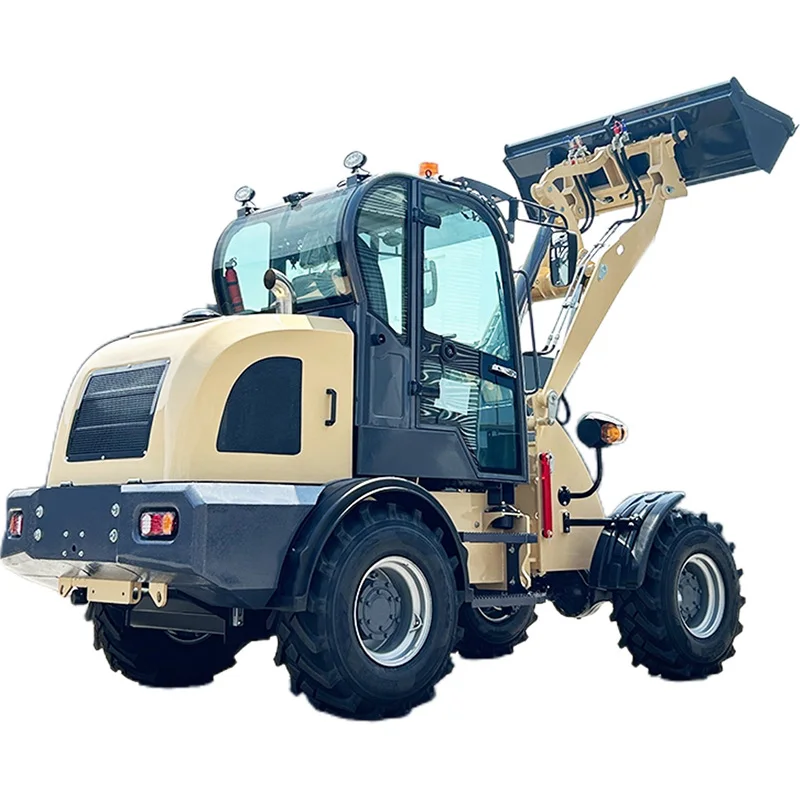 For All-terrain Diesel Wheel Loader New Design Front End Mini Loader ...