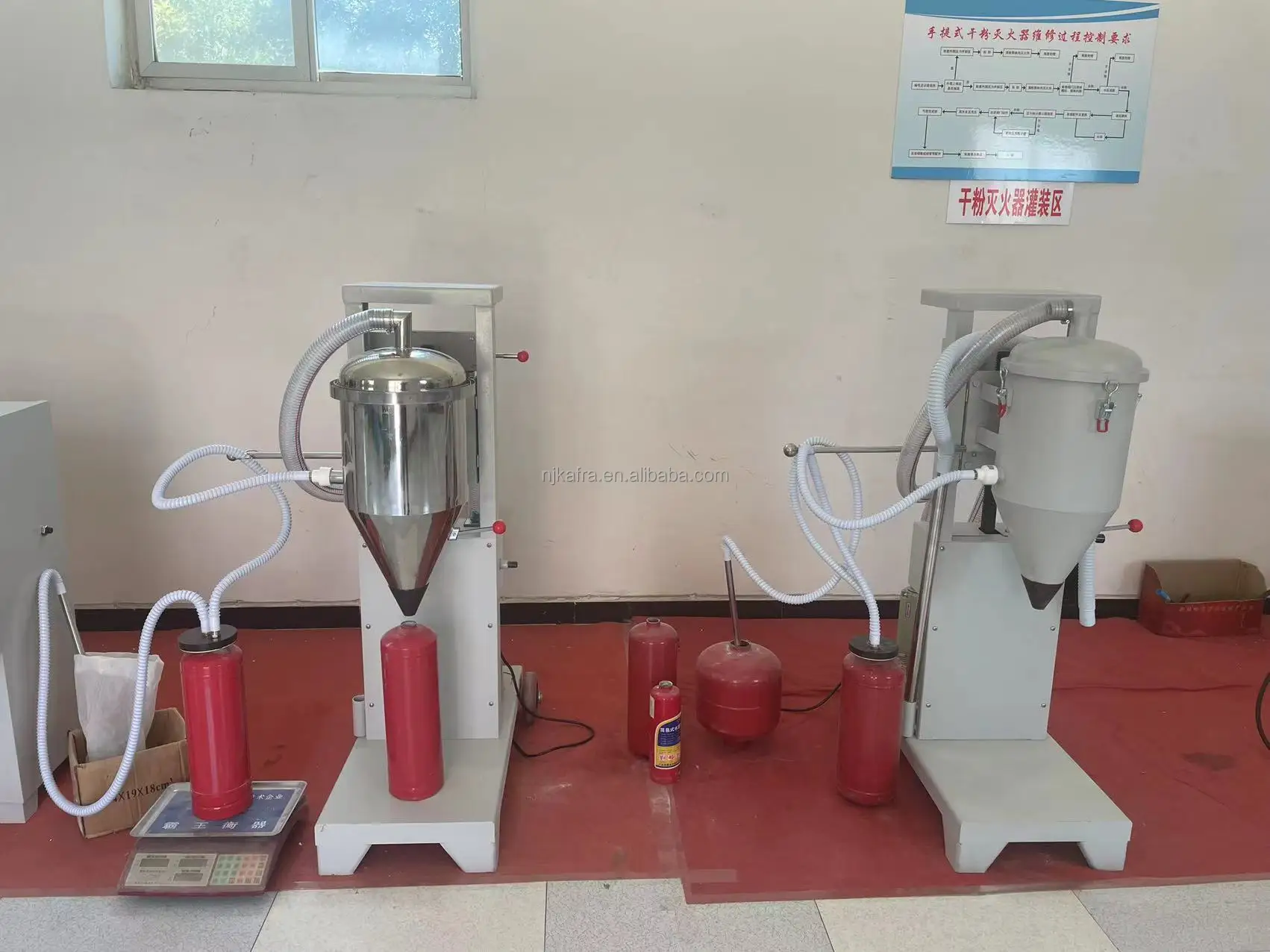 Fire Extinguisher Recharge Equipment Abc Powder Refilling Machine - Buy ...