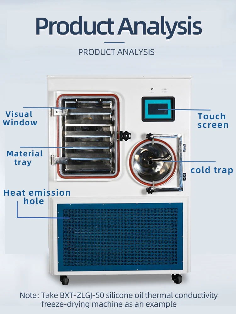 Mini-freeze-drying-machine 5kg - High Efficiency & Easy Operation