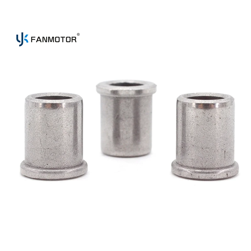Custom Shaft Sleeve AC Table Fan Motor Oil Free Plain Flanged Bearing ...