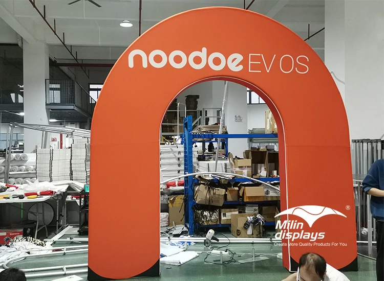 Custom Printed Winners Arch Podium - Portable Aluminum Display for ...