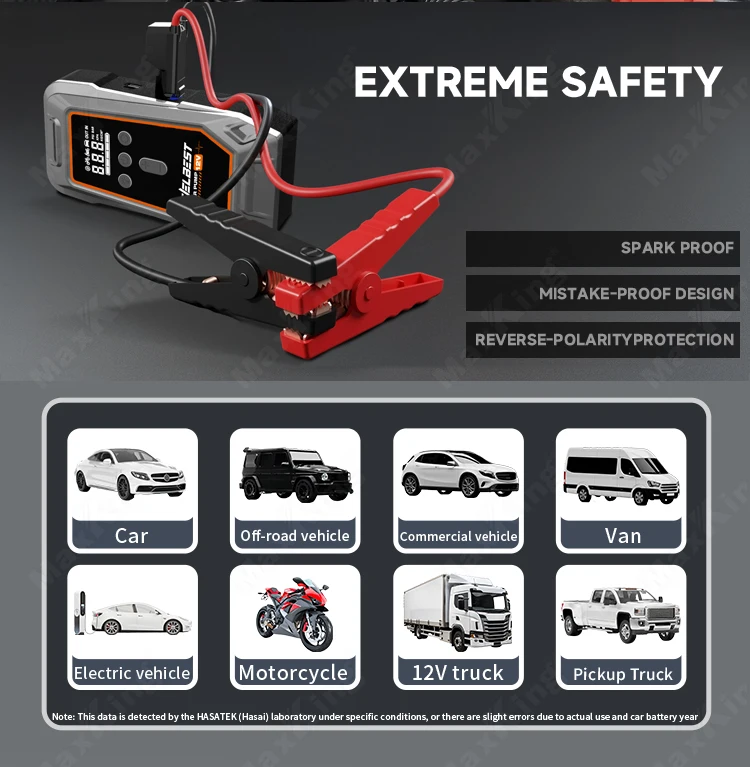 New Arrival Jump Starter for 12 V Car Power Bank Flashlight Tire ...