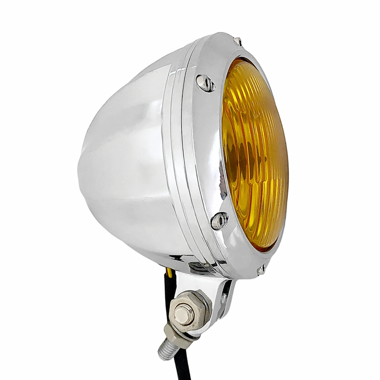 Aluminum Vintage Custom Motorcycle Headlight for Harley Chopper Cafe ...