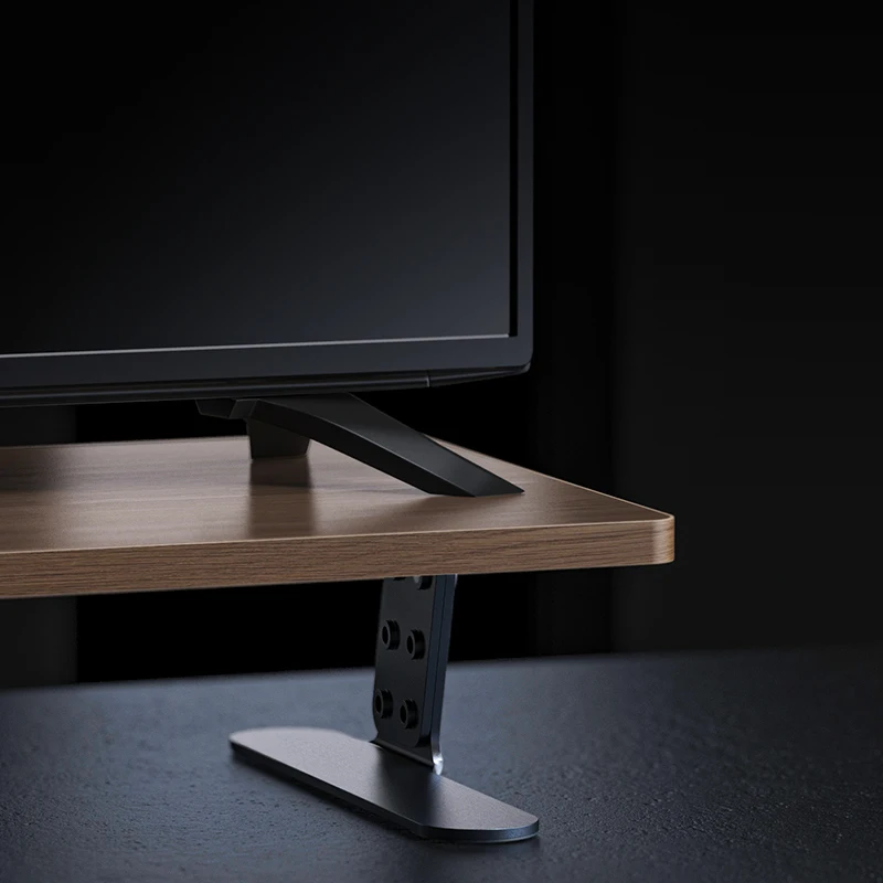 Wood Bamboo Dual Computer Monitor Riser Desktop Screen Laptop Monitor ...