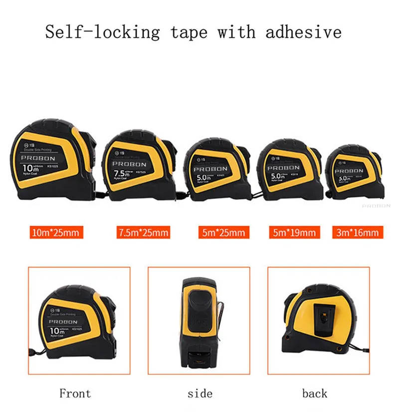 Probon Retractable Tape Measures - Precision and Durability