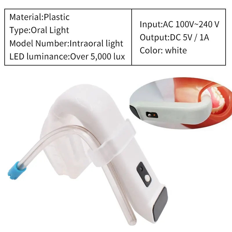 Dental Intraoral Light Set With Wireless LED Lamp System Suction ...