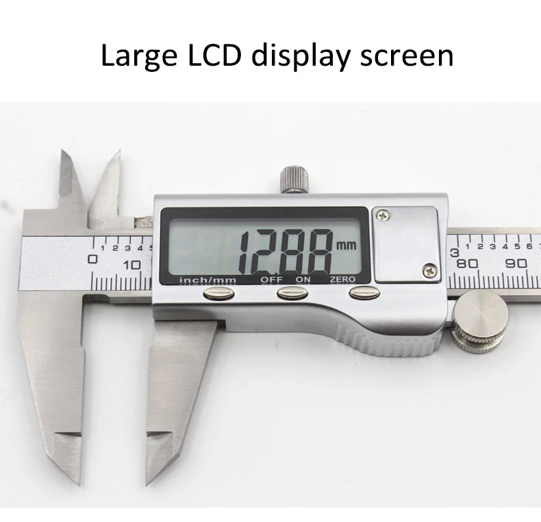 150 Mm 6" Digital Caliper Vernier Gauge Stainless Steel Micrometer ...