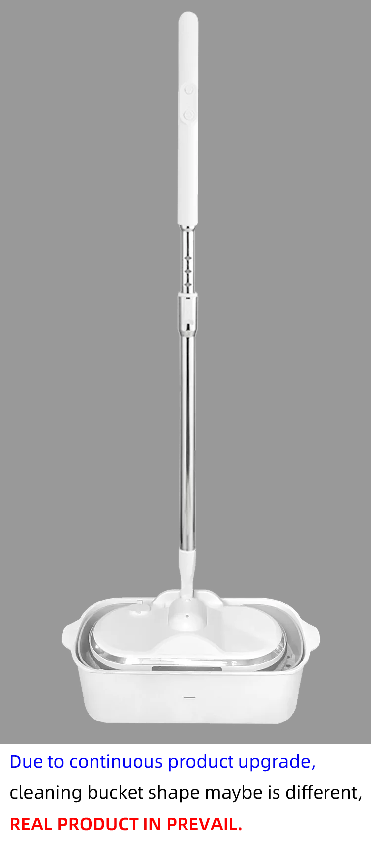 Dual Mop Scrubber with Self Cleaning Bucket Inbuilt 200ml Water tank ...