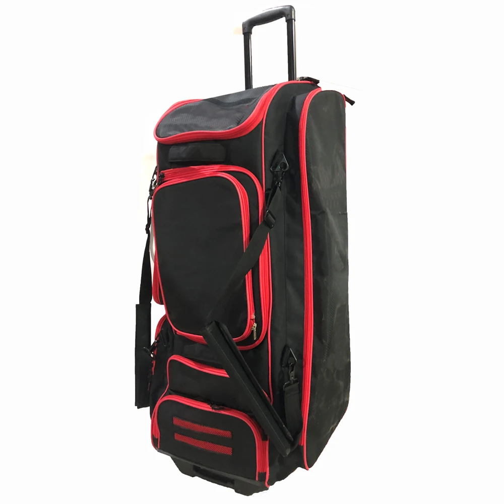 Rolling Wheeled Baseball Bat Bag For Baseball,Tball,Softball Equipment ...