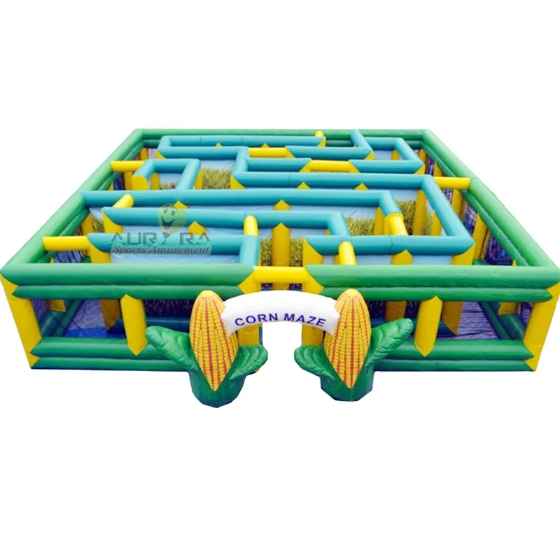 Commercial Giant Inflatable Corn Maze Game Inflatable Obstacle Course ...