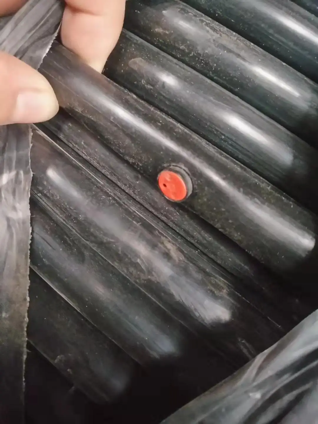 Drip Irrigation Piping System The Transmitter Drip Tape Roll Is Used ...