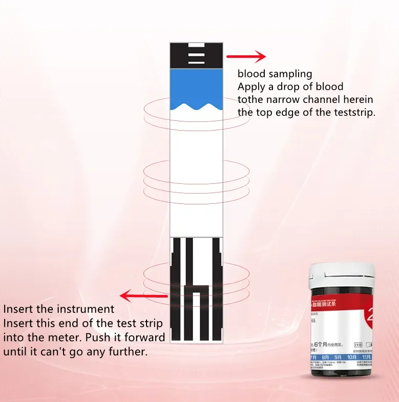 Sinocare Bandelettes test Glucose Safe AQ Angel| Alibaba.com