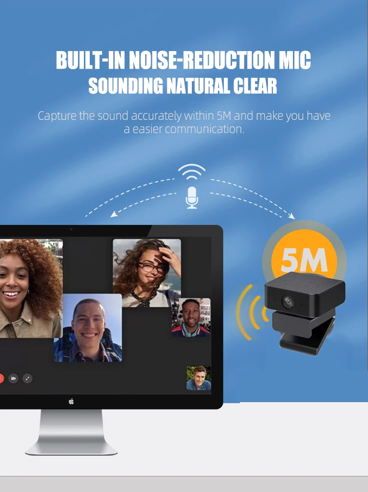 Newest Ai Auto Focus Tracking Smart Webcam Usb Webcam Full Hd Webcam ...