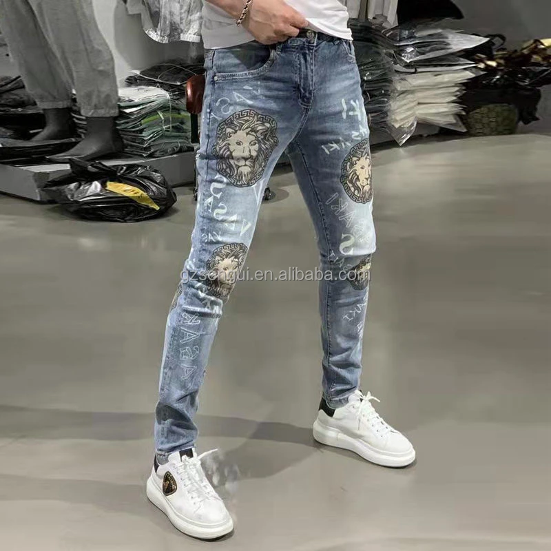 Bulk Wholesale Cheap Good Quality Fashion Long Denim Jeans Made In ...